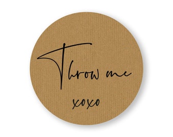 30 Kraft Brown 1.5 Round Sticker Label Tags Custom - Etsy