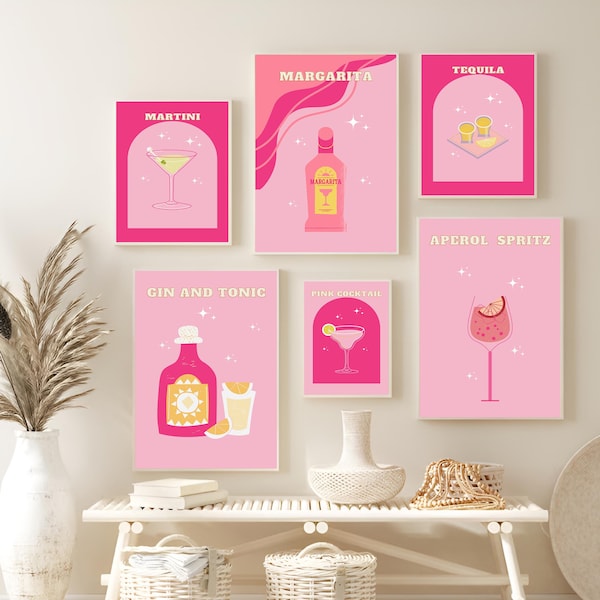 Cocktail Art Print Etsy