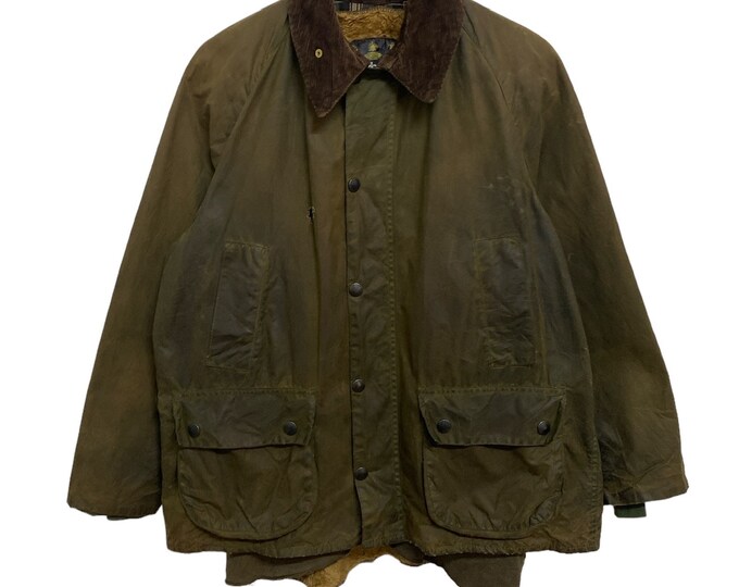 Barbour Classic Bedale Pile Lining Wax Jacket England Made/ Size 40 - Etsy