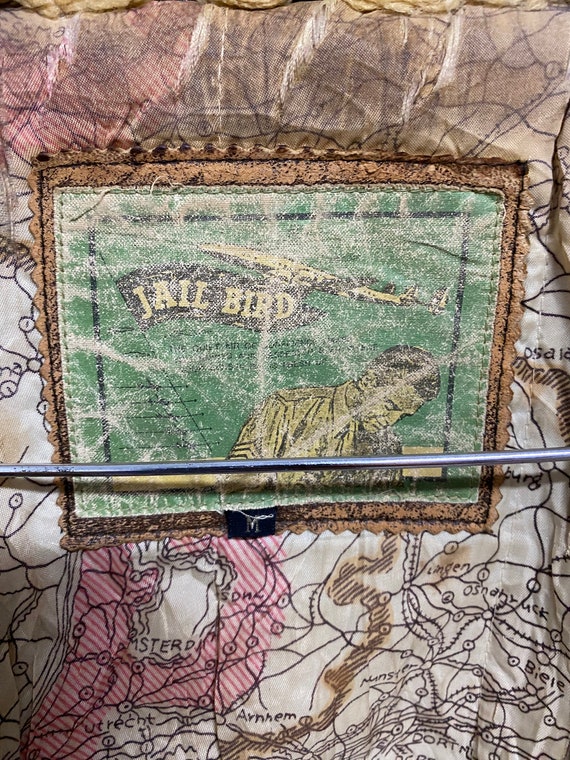 Vintage Jail Bird Type A-2 Flying Leather Jacket/ Avi… - Gem