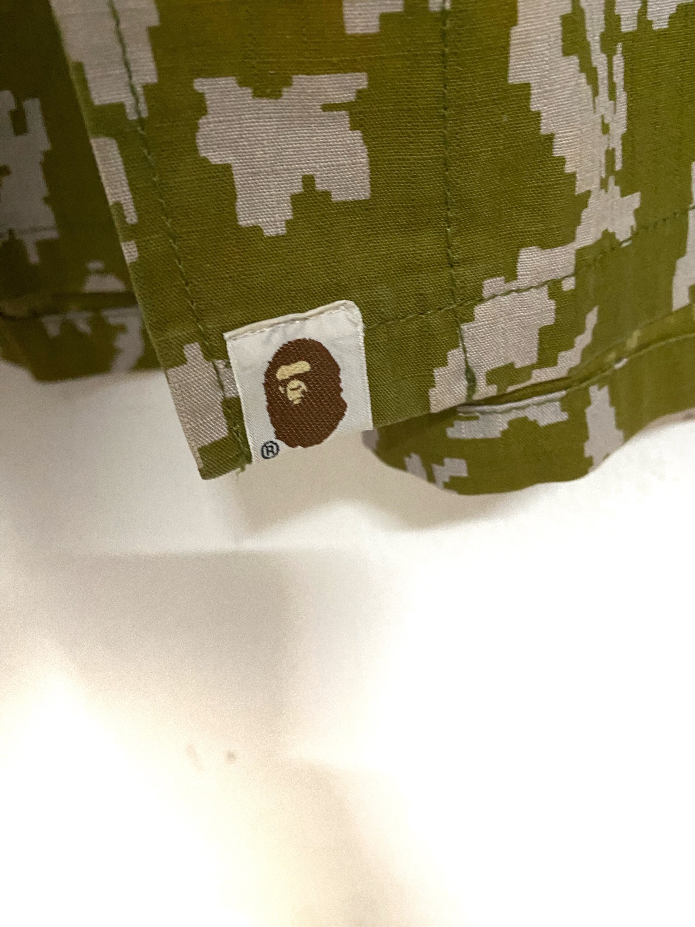 A Bathing Ape BAPE Digital Camo Military Vintage Jacket/ Large XL Size ...