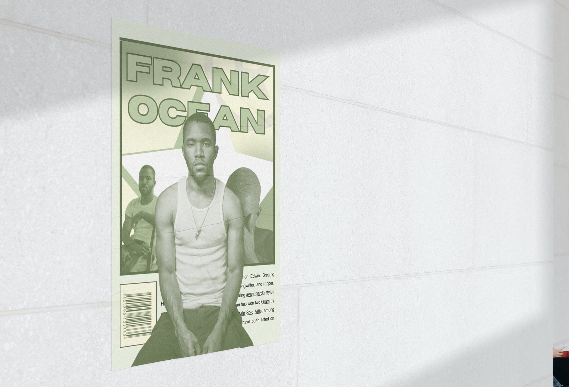 Frank Ocean Poster, Frank Ocean Print, Frank Ocean Merch, Indie Wall ...