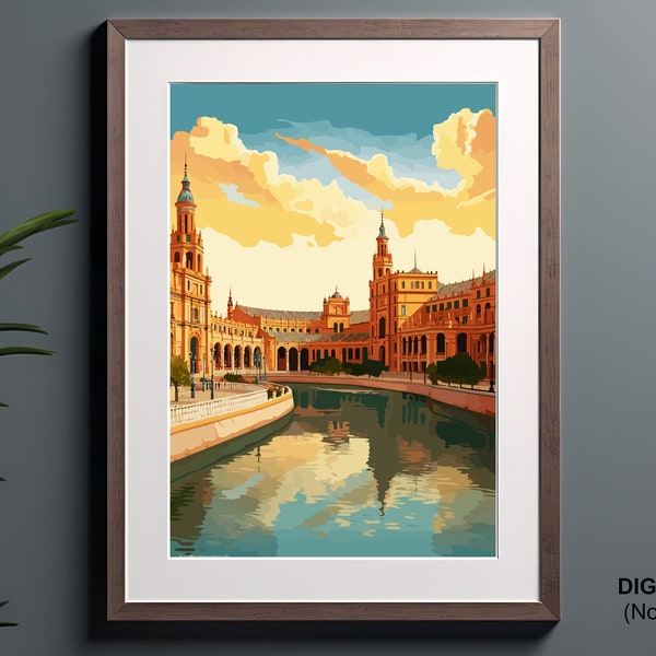 Plaza España Sevilla - Etsy