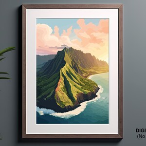Digital Download | Na Pali Coast Kauai Island Hawaii | 100+ Megapixel ...