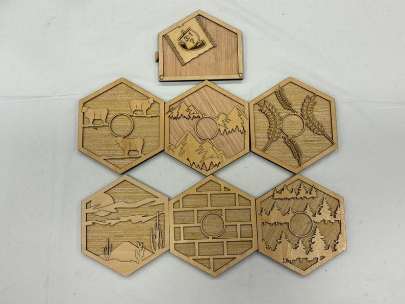 Settlers of Catan Board Laser Cut Files 3-4 Player Base Game - Etsy Canada
