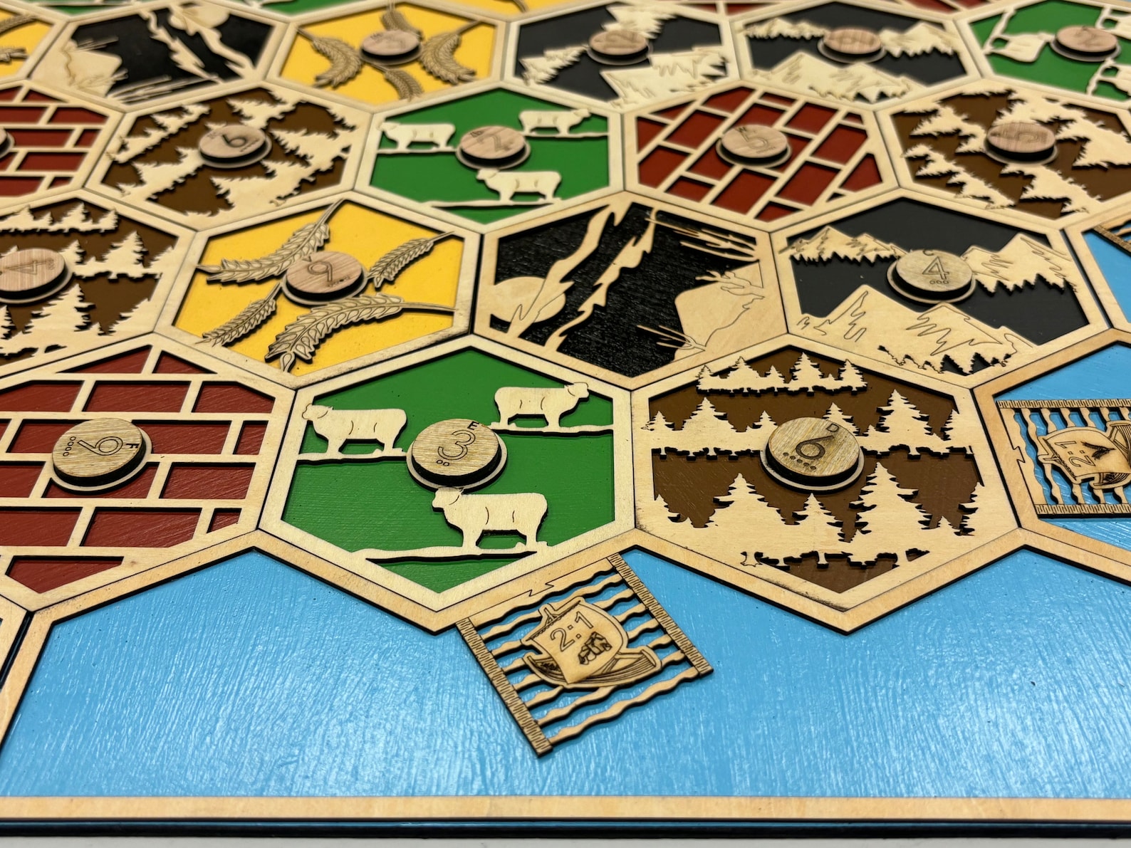 Settlers of Catan Board Laser Cut Files 3-4 Player Base Game - Etsy Canada