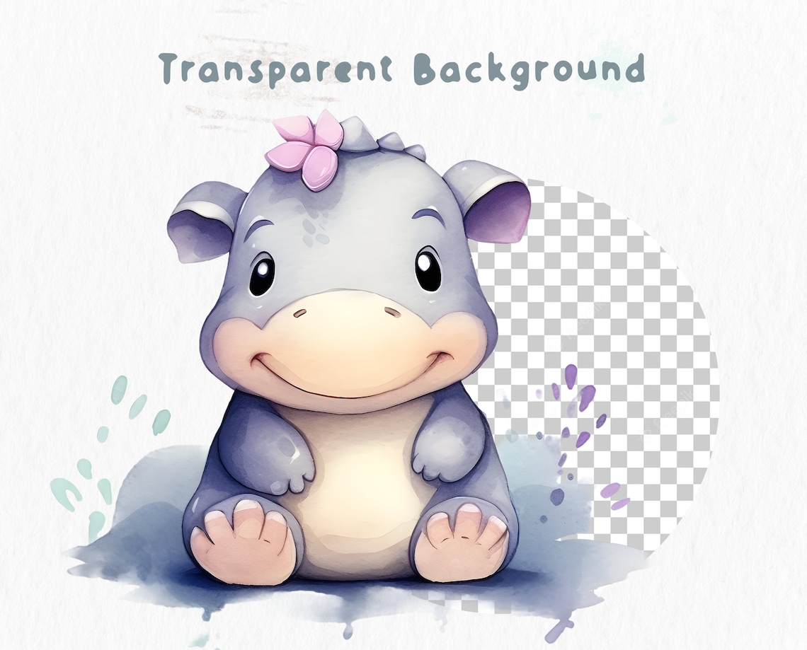 Cute Safari Animals Clipart, Baby Jungle Animals, Nursery Decor, Baby ...