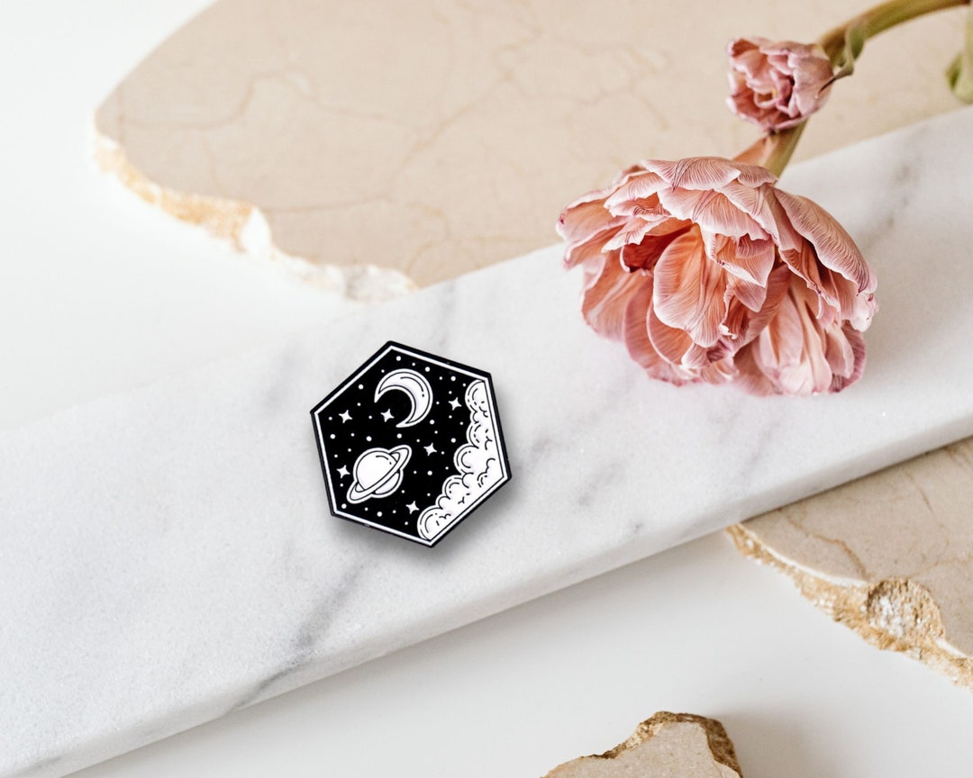 Space Enamel Pin Universe Pin Planet Lapel Pin Outer Space - Etsy