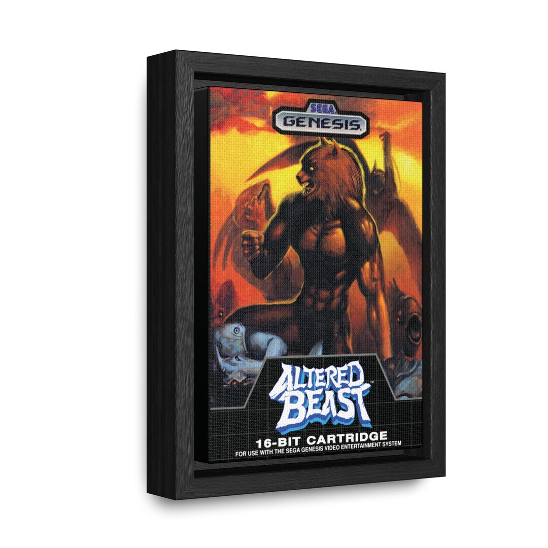Sega Genesis Altered Beast Gallery Canvas Wraps, Vertical Frame - Etsy