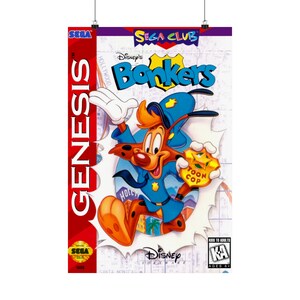 Bonkers Sega Genesis Matte Vertical Poster 16 X 24 - Etsy