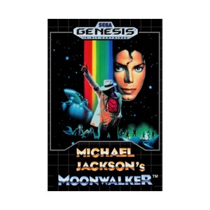 Michael Jackson's Moonwalker Sega Genesis Matte Vertical Poster 16" X ...