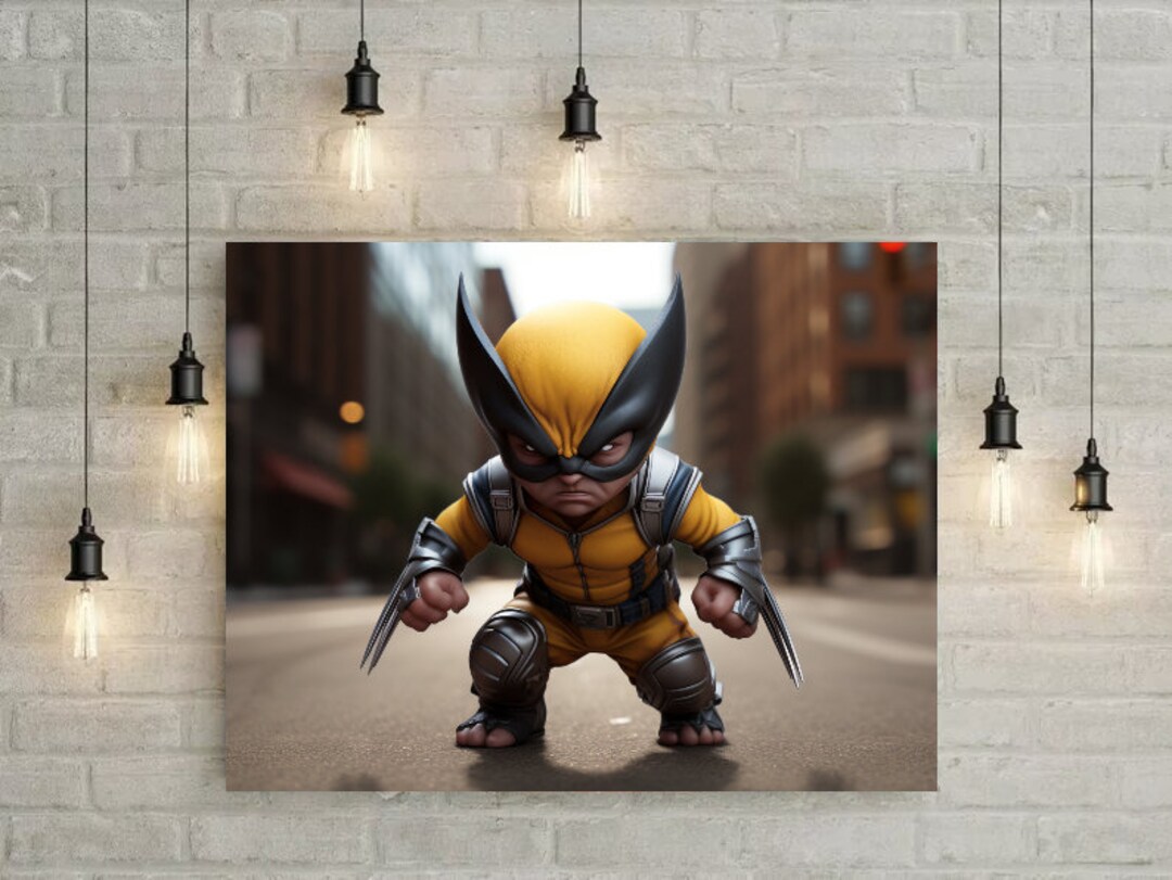 Baby Wolverine Canvas Gallery Wrap Wolverine Poster, Canvas - Etsy