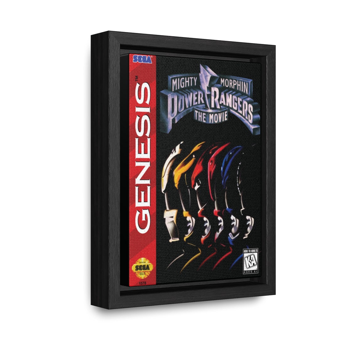 Mighty Morphin Power Rangers - the Movie, Sega Genesis Vertical Frame ...