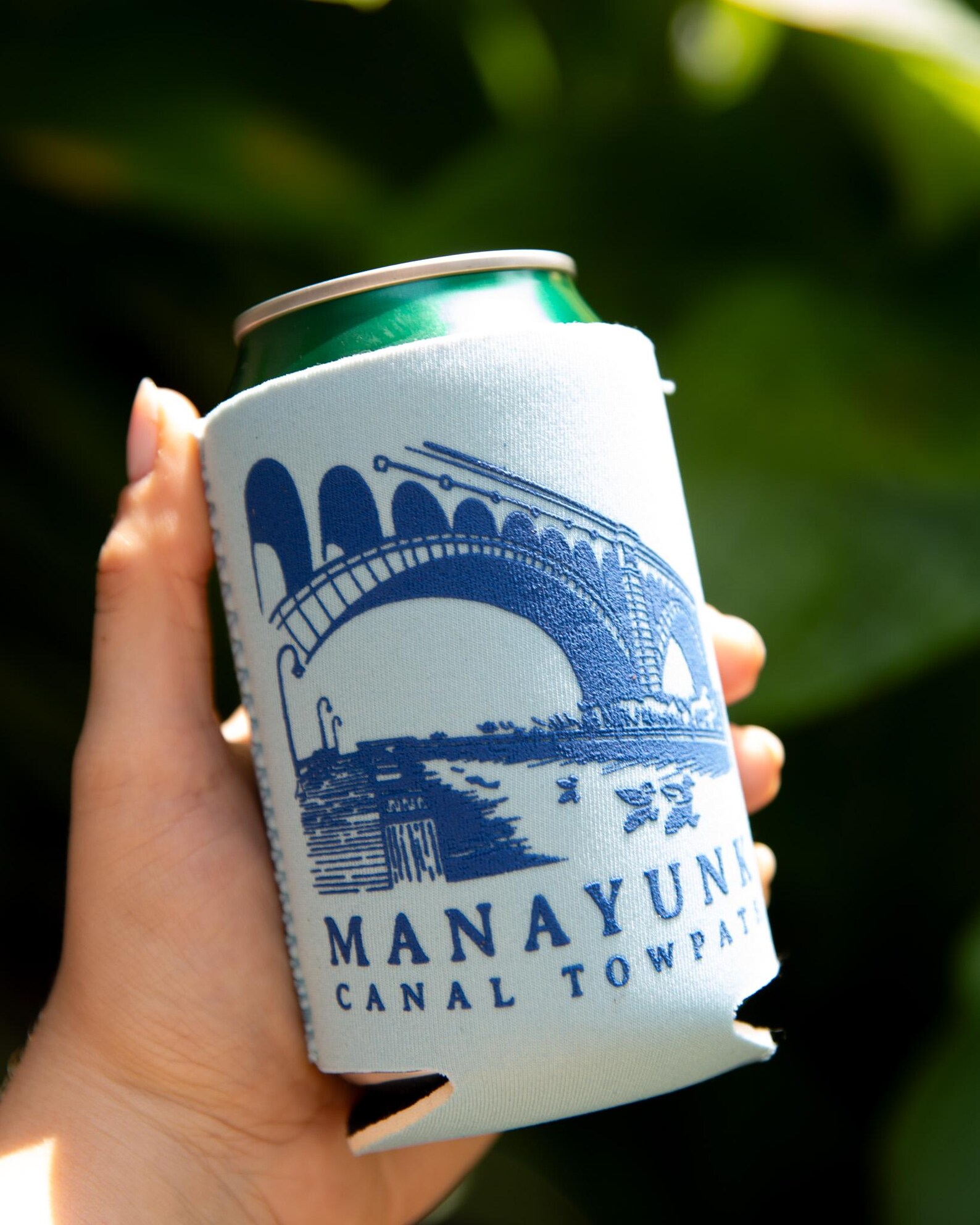 Philadelphia Manayunk Canal Towpath Can Cooler - Etsy