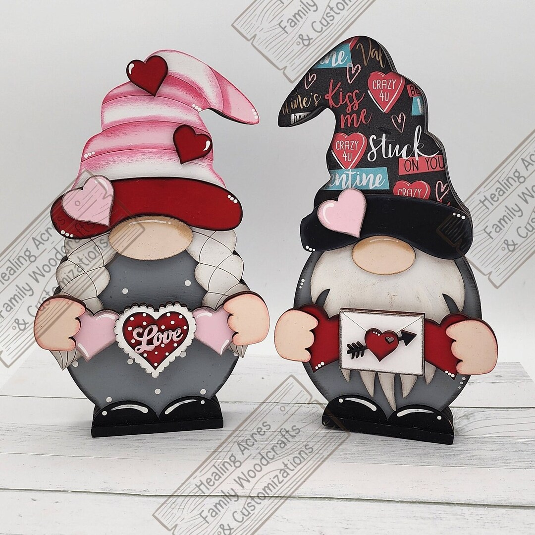 Interchangeable VALENTINES for Gnome Boy and Girl Gnome Base Seasonal ...