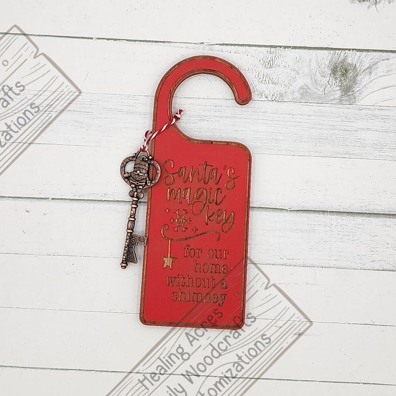 Santa Key - Etsy