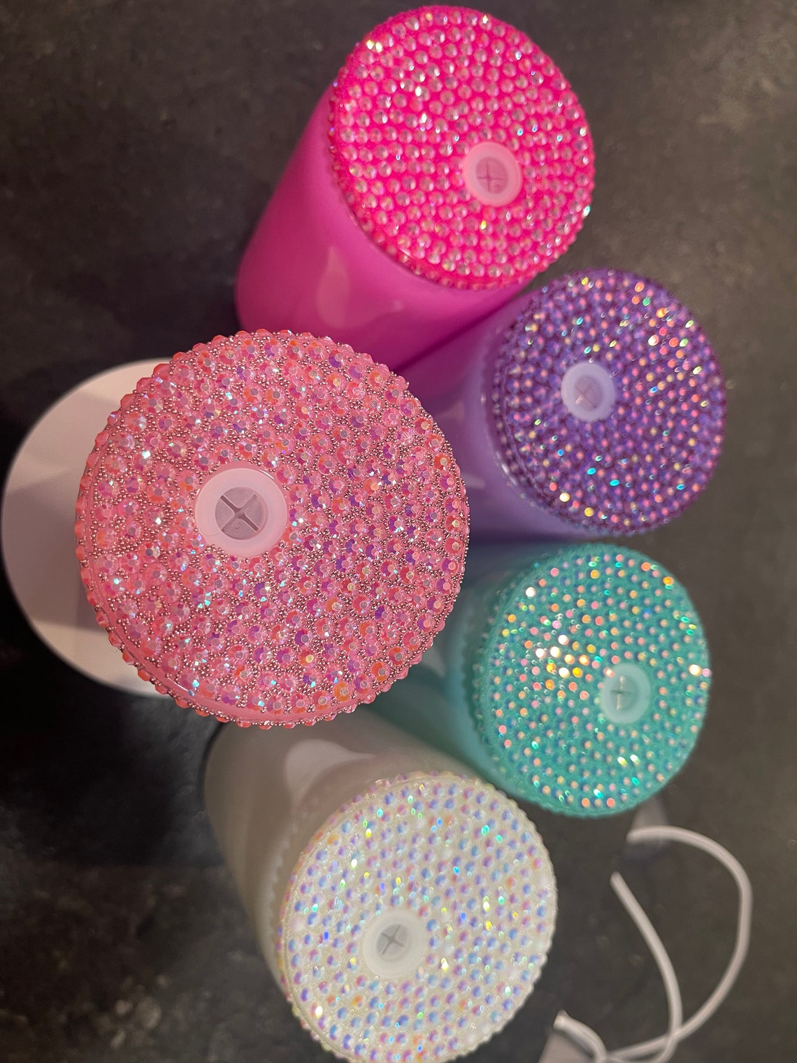 Shimmer Glass Can With Rhinestone Lid Shimmer Beer Can 16oz Shimmer ...
