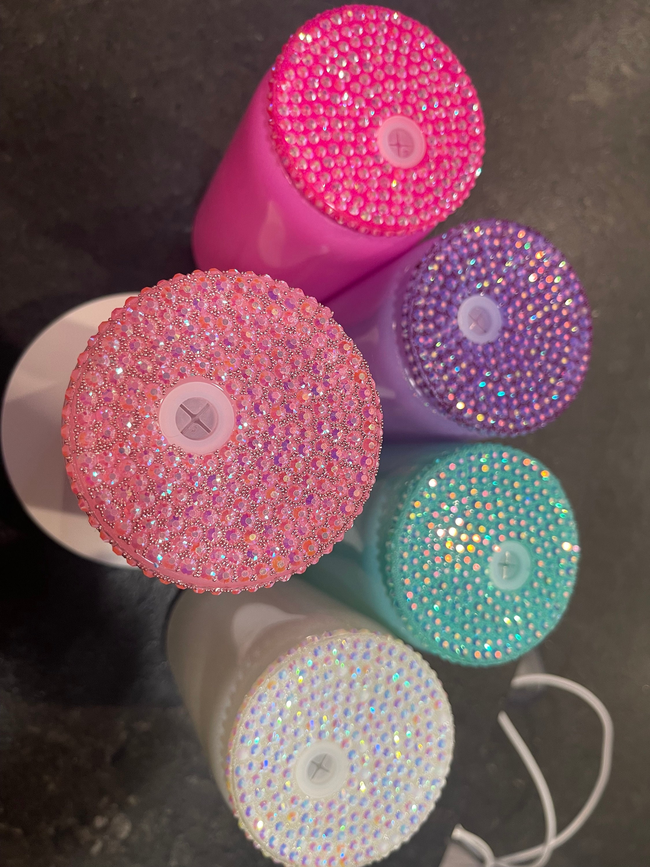 Shimmer Glass Can With Rhinestone Lid Shimmer Beer Can 16oz Shimmer ...