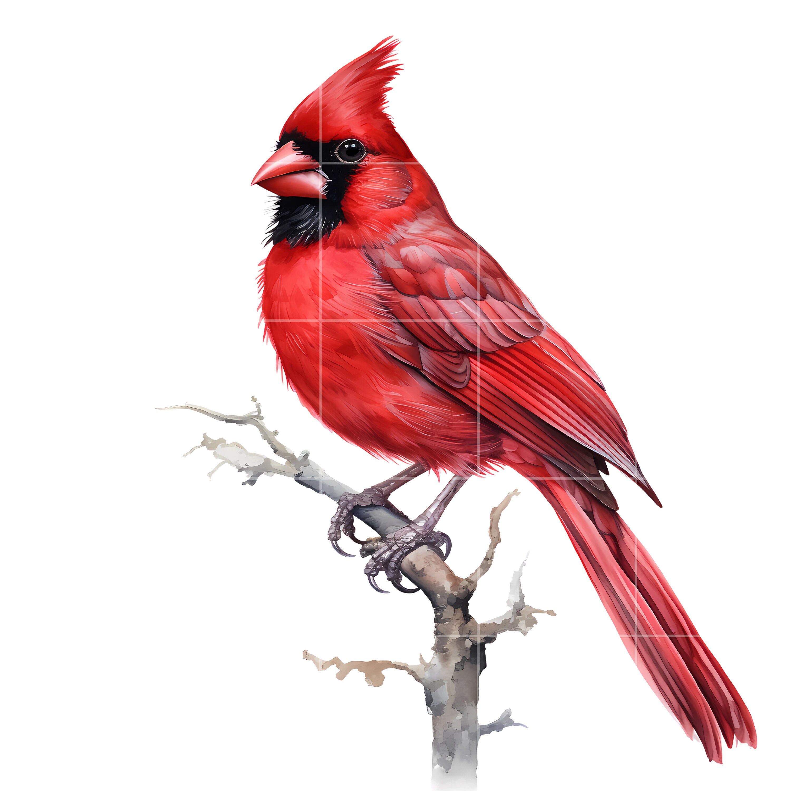 Watercolor Red Cardinal, Birds Illustration 5 High Quality PNG ...