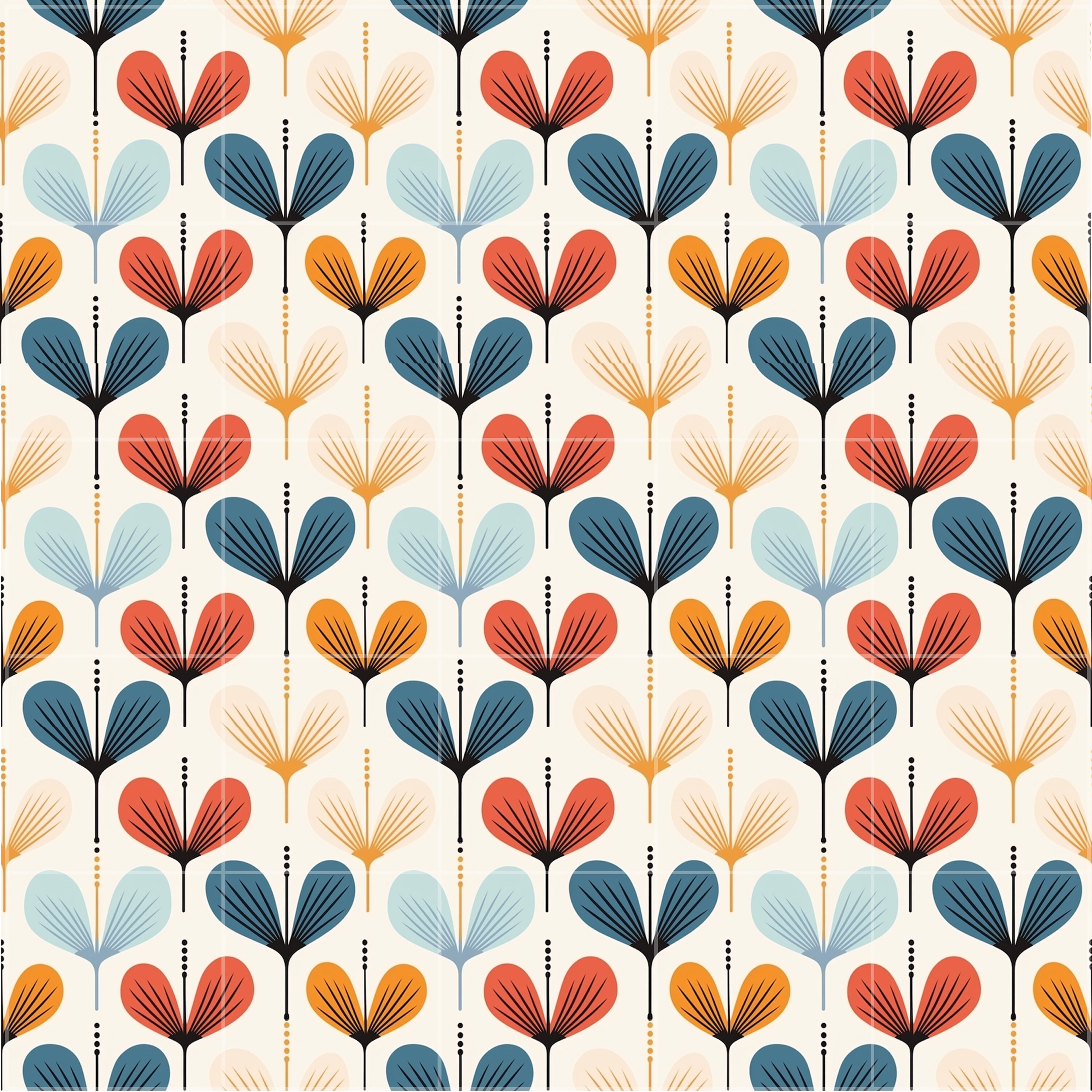 Scandinavian Delight Paper Set Seamless Patterns, Scrapbook Papers ...