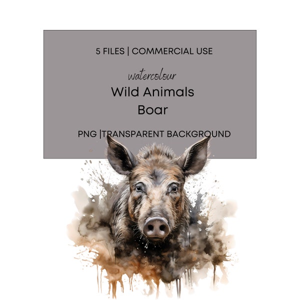 Wild Boar - Etsy