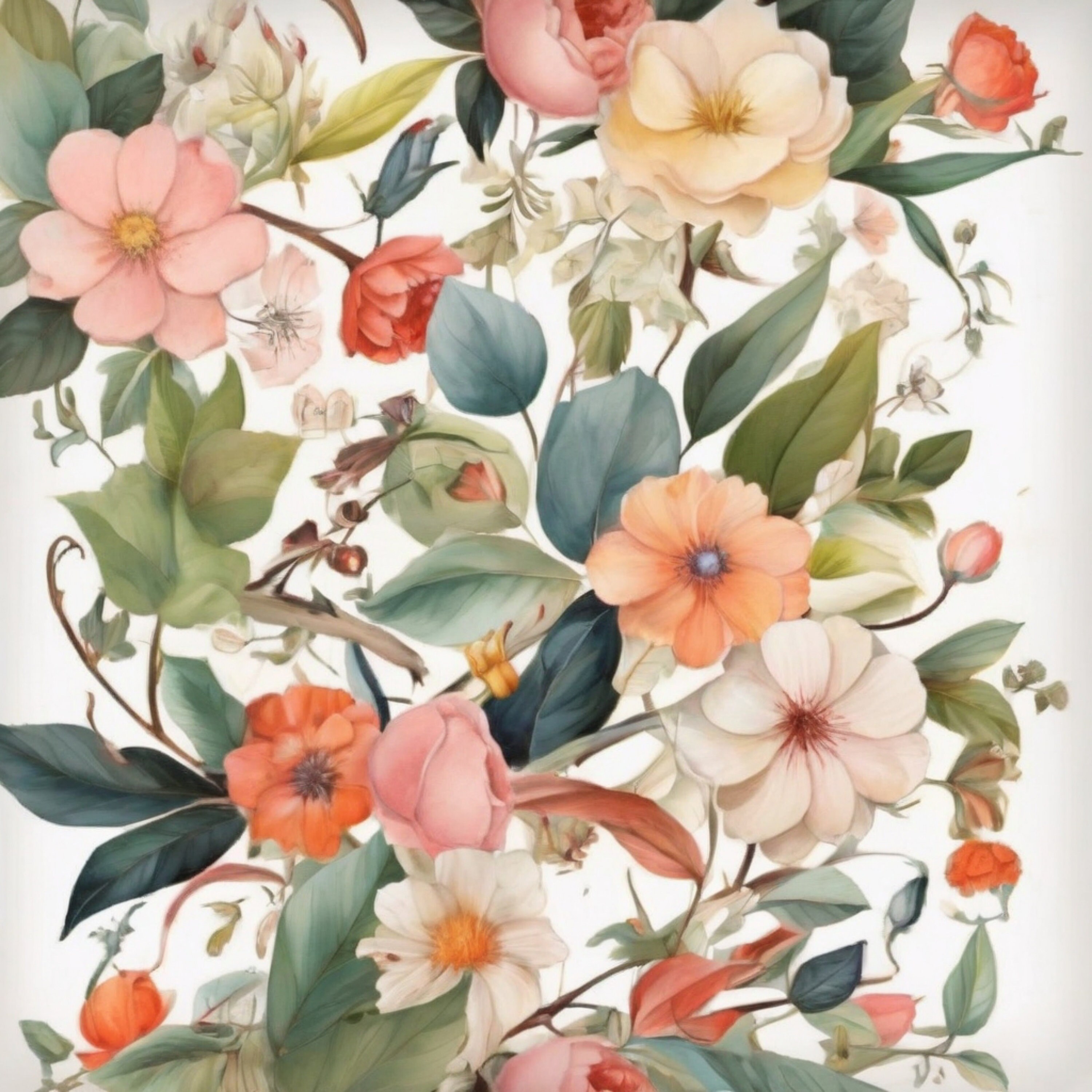 Beautiful Flowers Art - Etsy