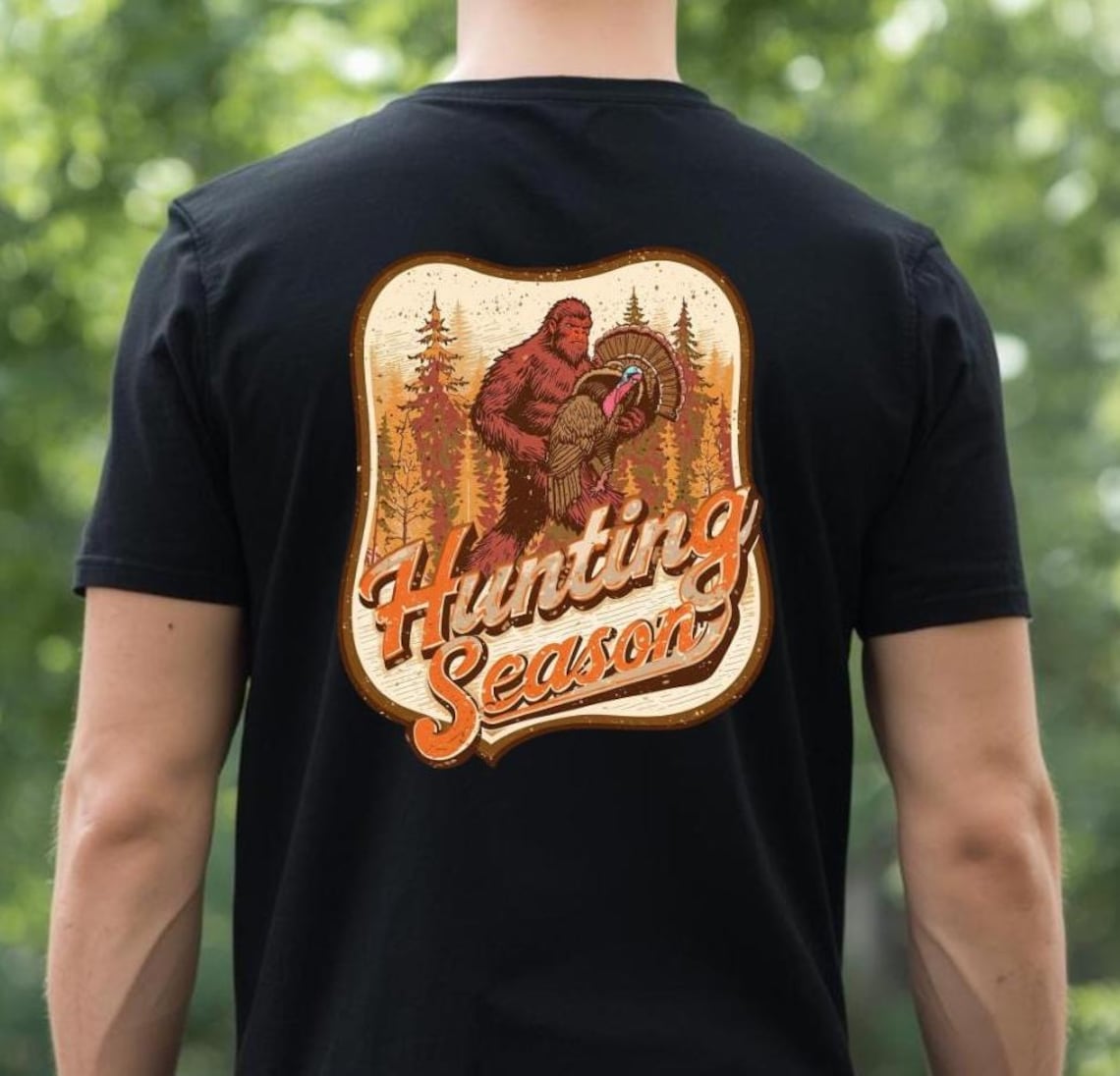 Bigfoot Hunting PNG Clipart, Sasquatch Sublimation Design (digital ...