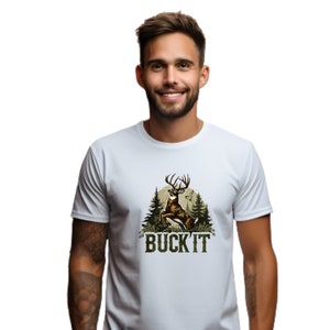 1 Buck It Watercolor Png Deer Hunting Sublimation Design, Transparent ...