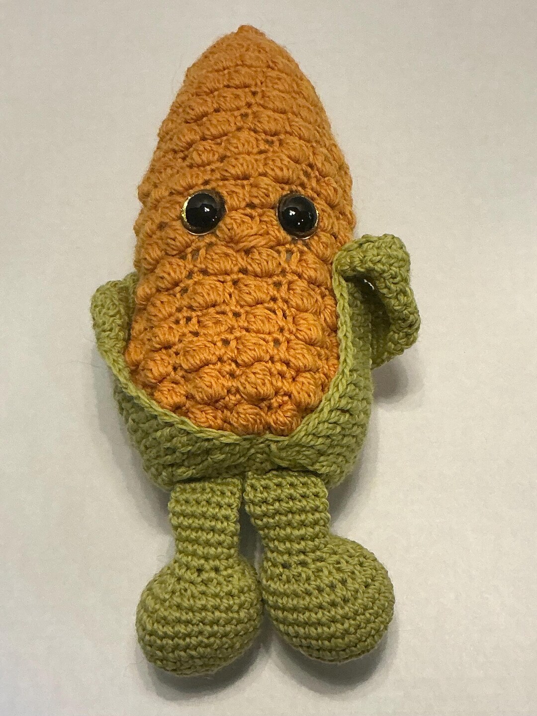 Veggie - Crochet Corn on the Cob Plushie - Etsy