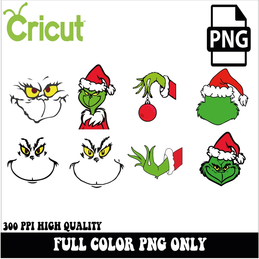 Grinch Face SVG PNG Cricut Grinchy Face Svg Christmas Svg - Etsy UK