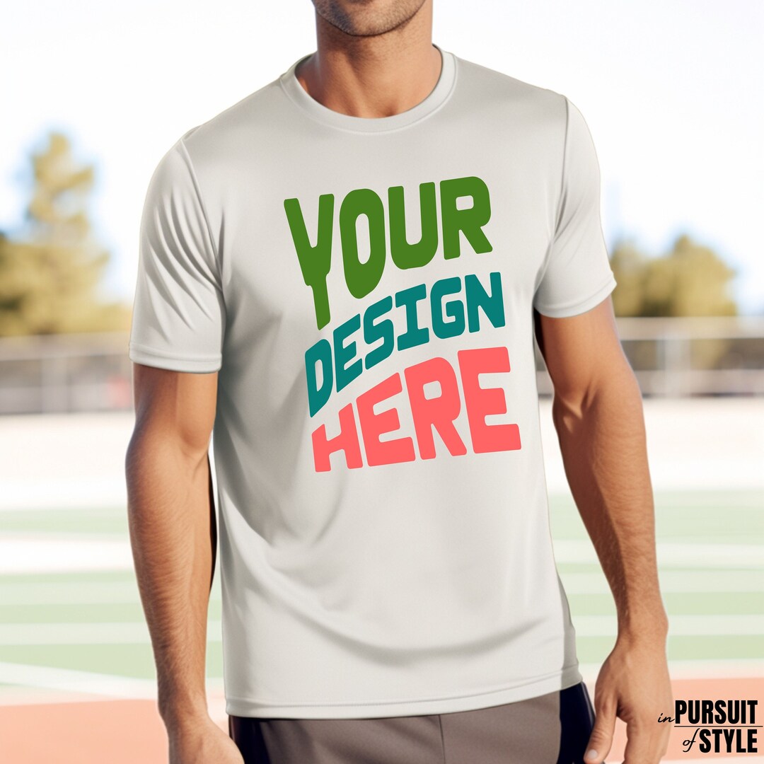 Personalized Sports Shirt, Unisex Moisture Wicking Tee, Custom Quick ...