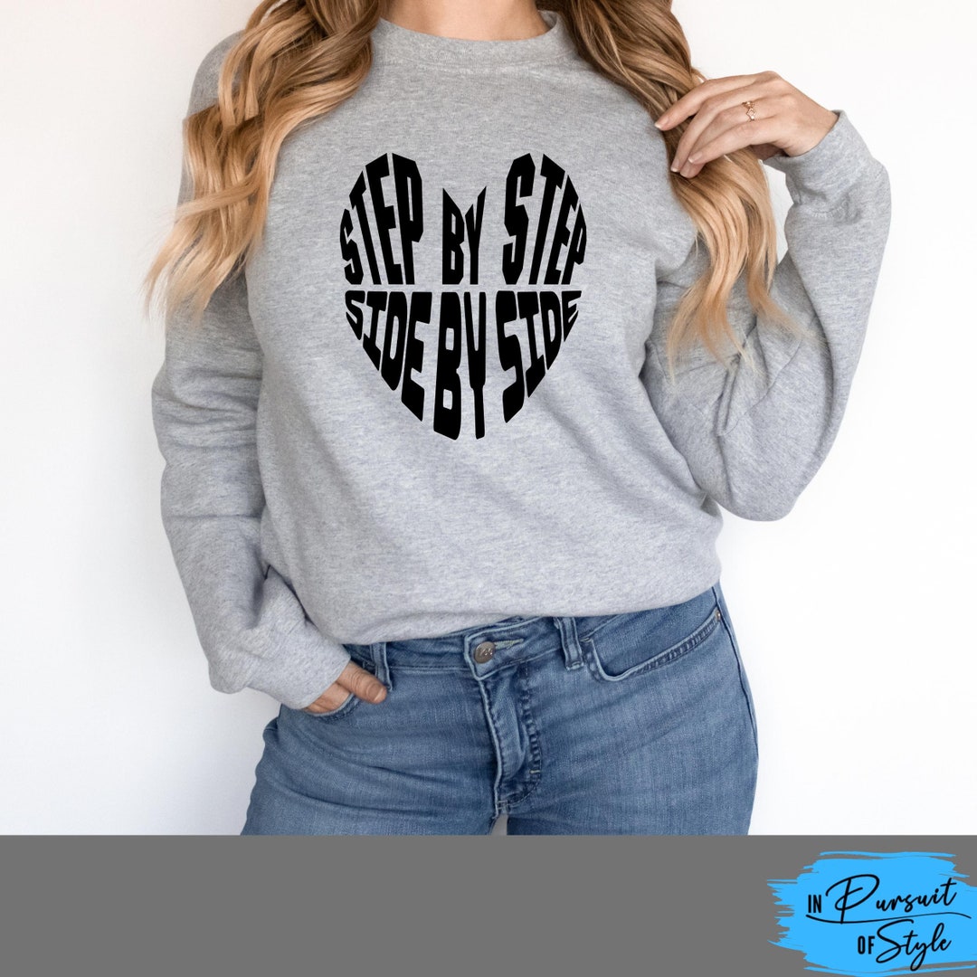 Step by Step Side by Side Walking Sweatshirt, Walker Lover Gift ...