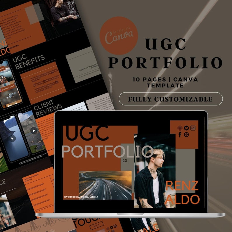 UGC Portfolio, UGC Creator, UGC Canva Website, Ugc Media Kit, Ugc ...