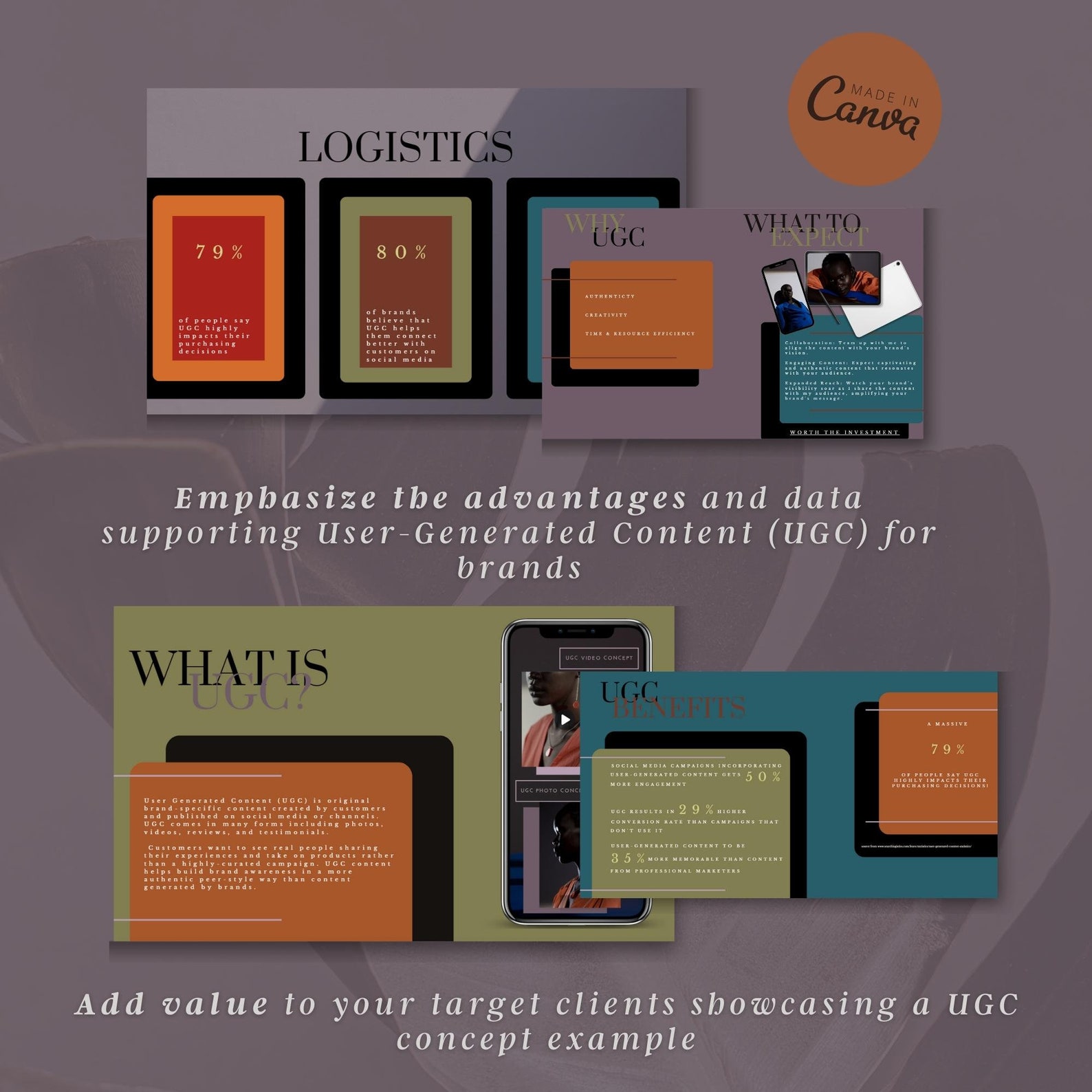 UGC Portfolio, UGC Creator, UGC Canva Website, Ugc Media Kit, Ugc ...