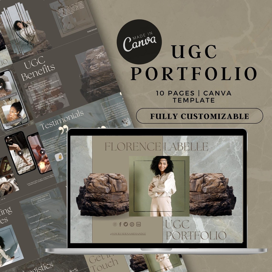 UGC Portfolio, UGC Creator, UGC Canva Website, Ugc Media Kit, Ugc ...
