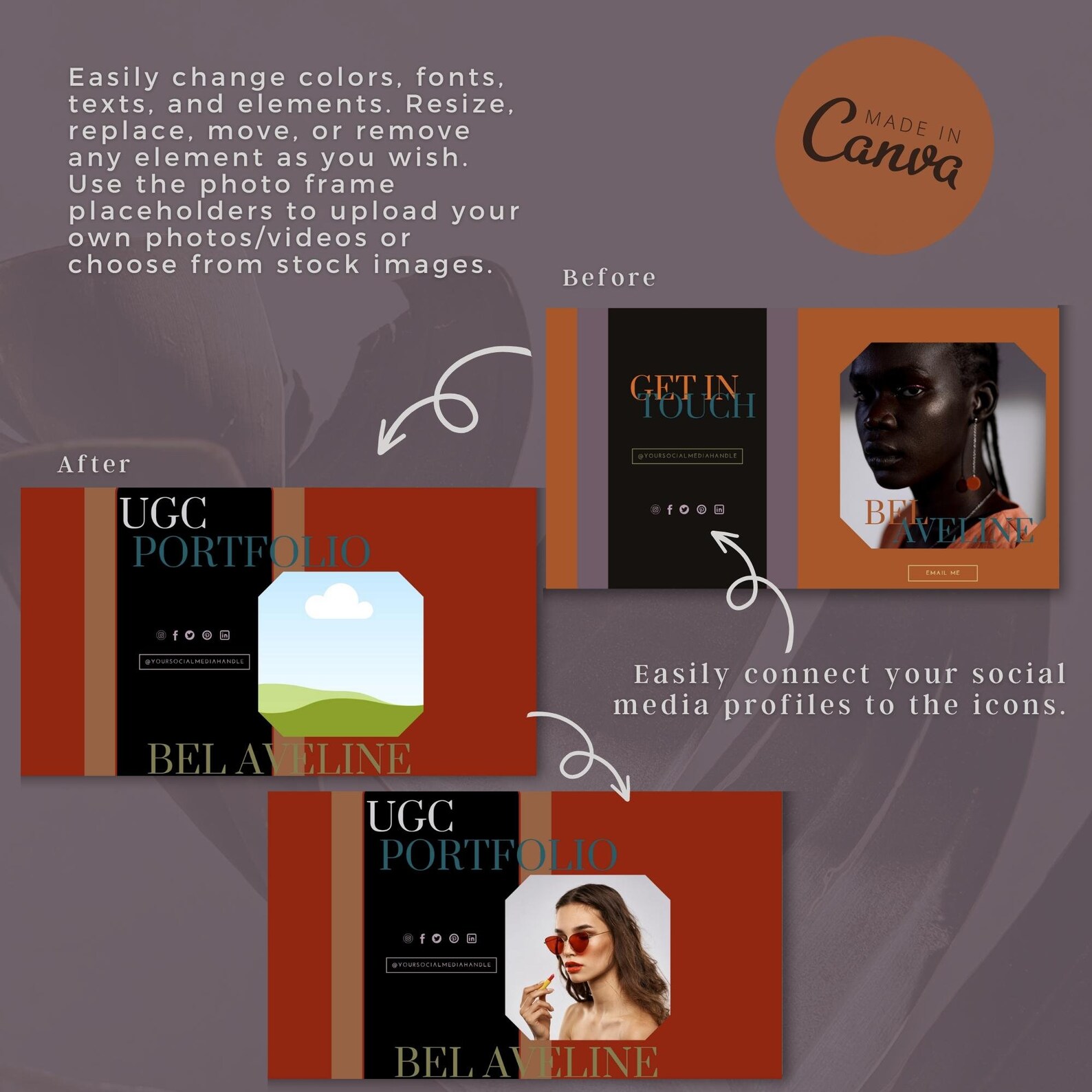 UGC Portfolio, UGC Creator, UGC Canva Website, Ugc Media Kit, Ugc ...