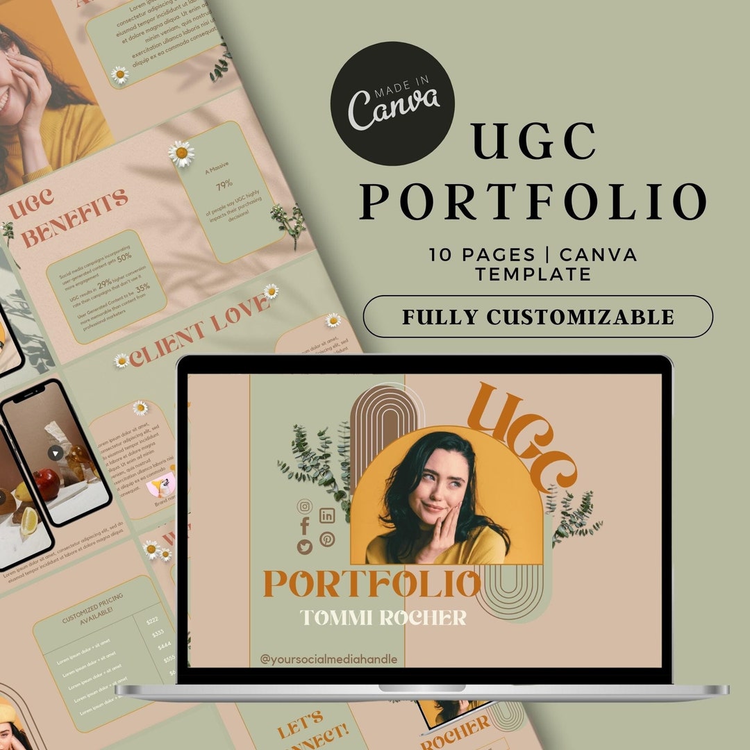 UGC Portfolio, UGC Creator, UGC Canva Website, Ugc Media Kit, Ugc ...