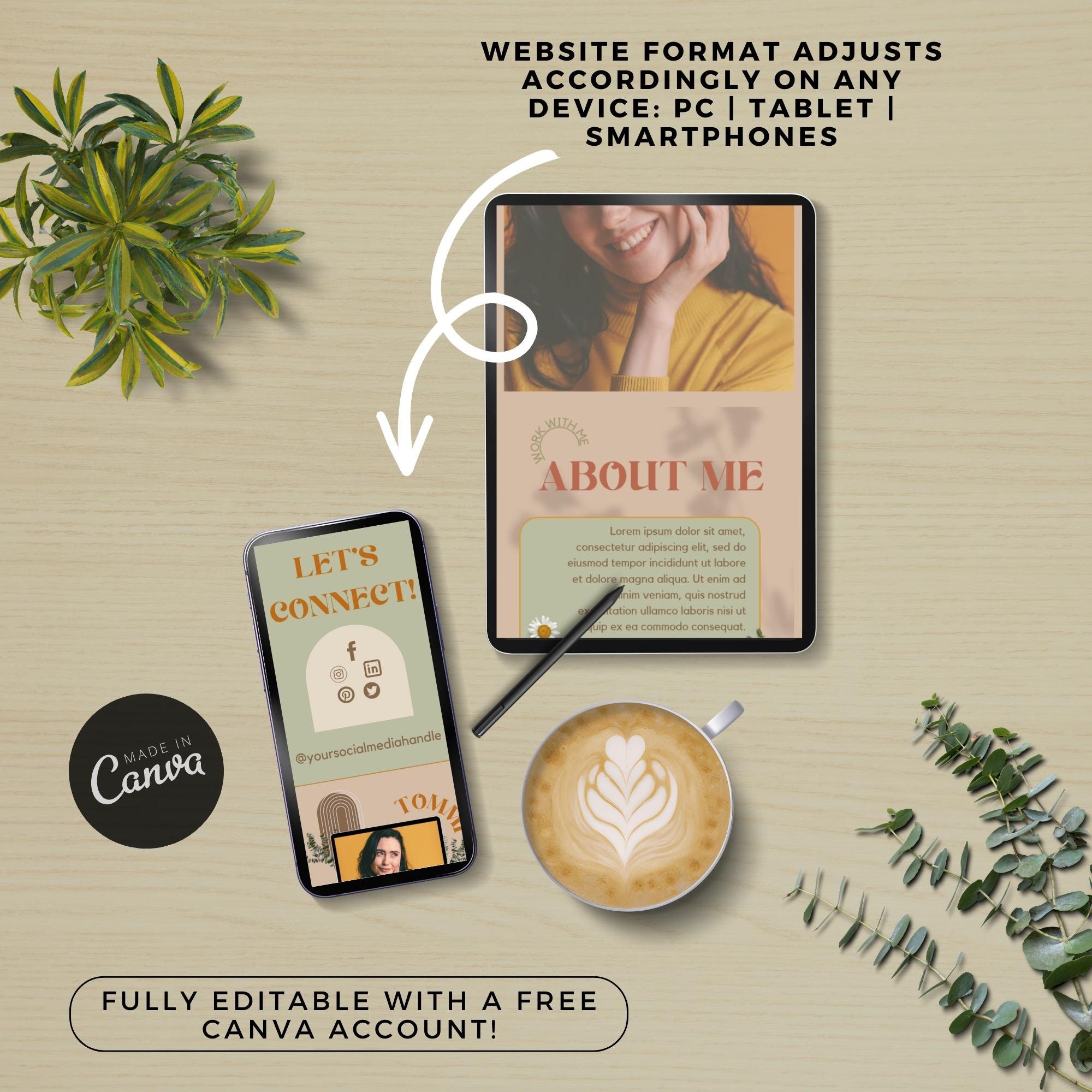 UGC Portfolio UGC Creator UGC Canva Website Ugc Media Kit - Etsy