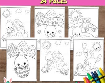 Easter Coloring Pages, Coloring Pages for Kids, Easter Printable ...