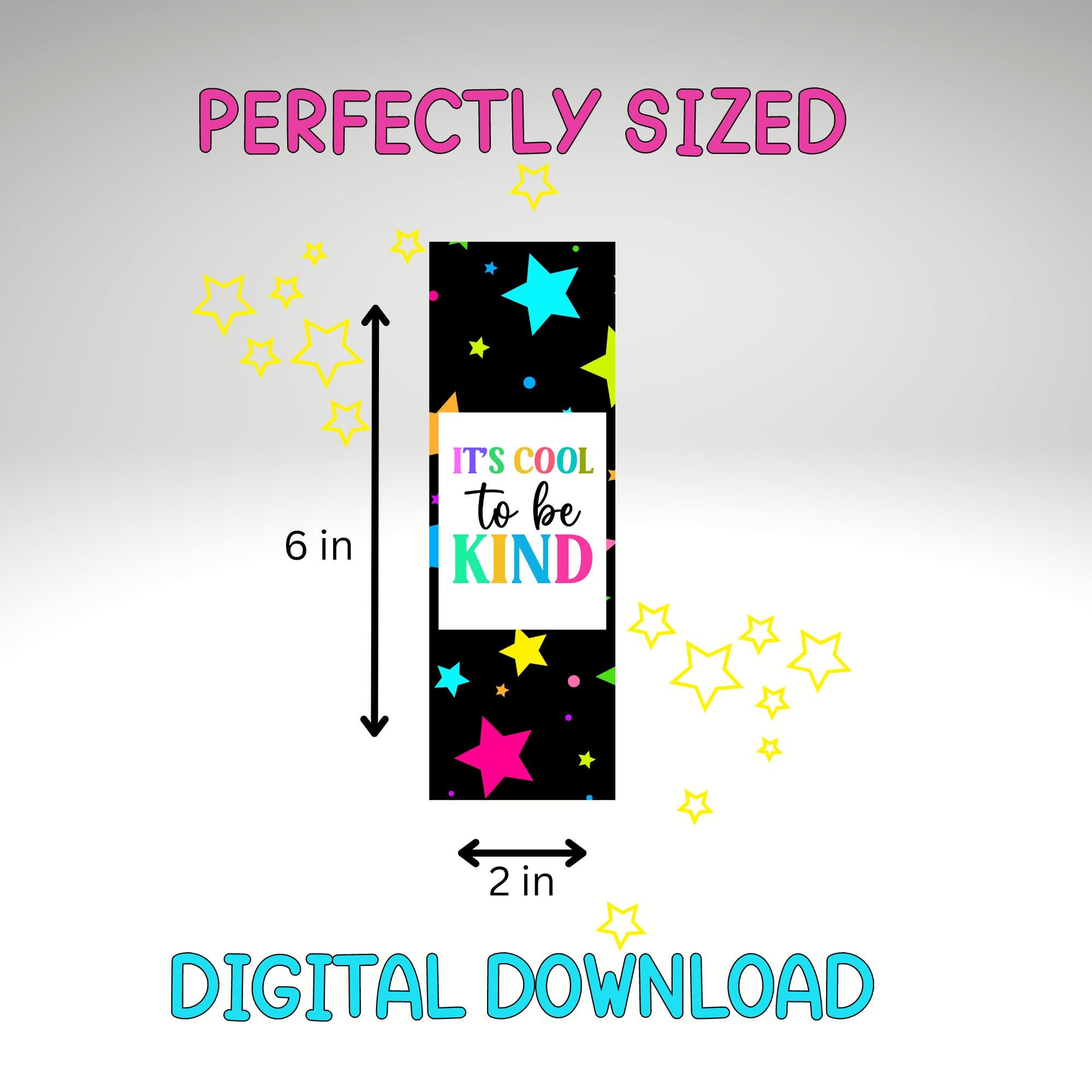 Set of 6 Kindness Bookmarks for Kids Motivational Bookmarks - Etsy