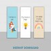 Set of 6 Motivational Bookmarks for Kids-set 3, Make Reading Fun, Kids ...