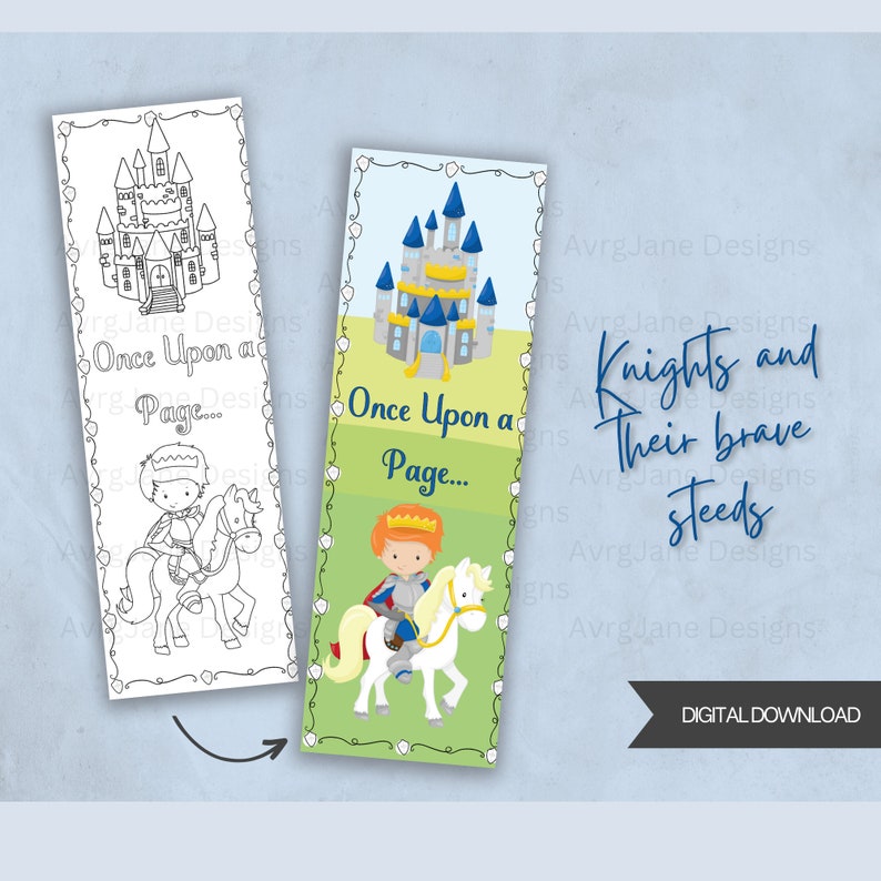 Princess Coloring Bookmarks – Royal Kids Activity (digital Download) - Etsy