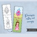 Royal Princess Coloring Bookmarks - Cute Digital Download Set - Etsy