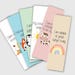 Set of 6 Motivational Bookmarks for Kids-set 3, Make Reading Fun, Kids ...