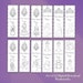 Royal Princess Coloring Bookmarks - Cute Digital Download Set - Etsy