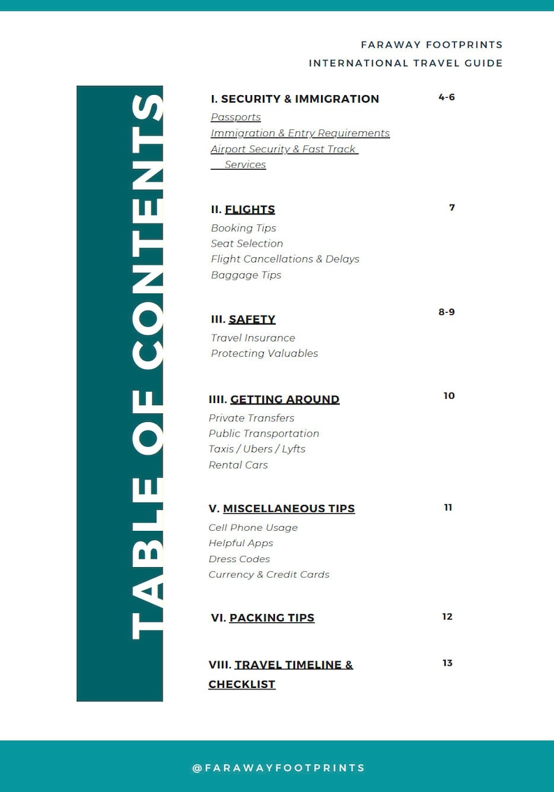 International Travel Tips & Guide - Etsy