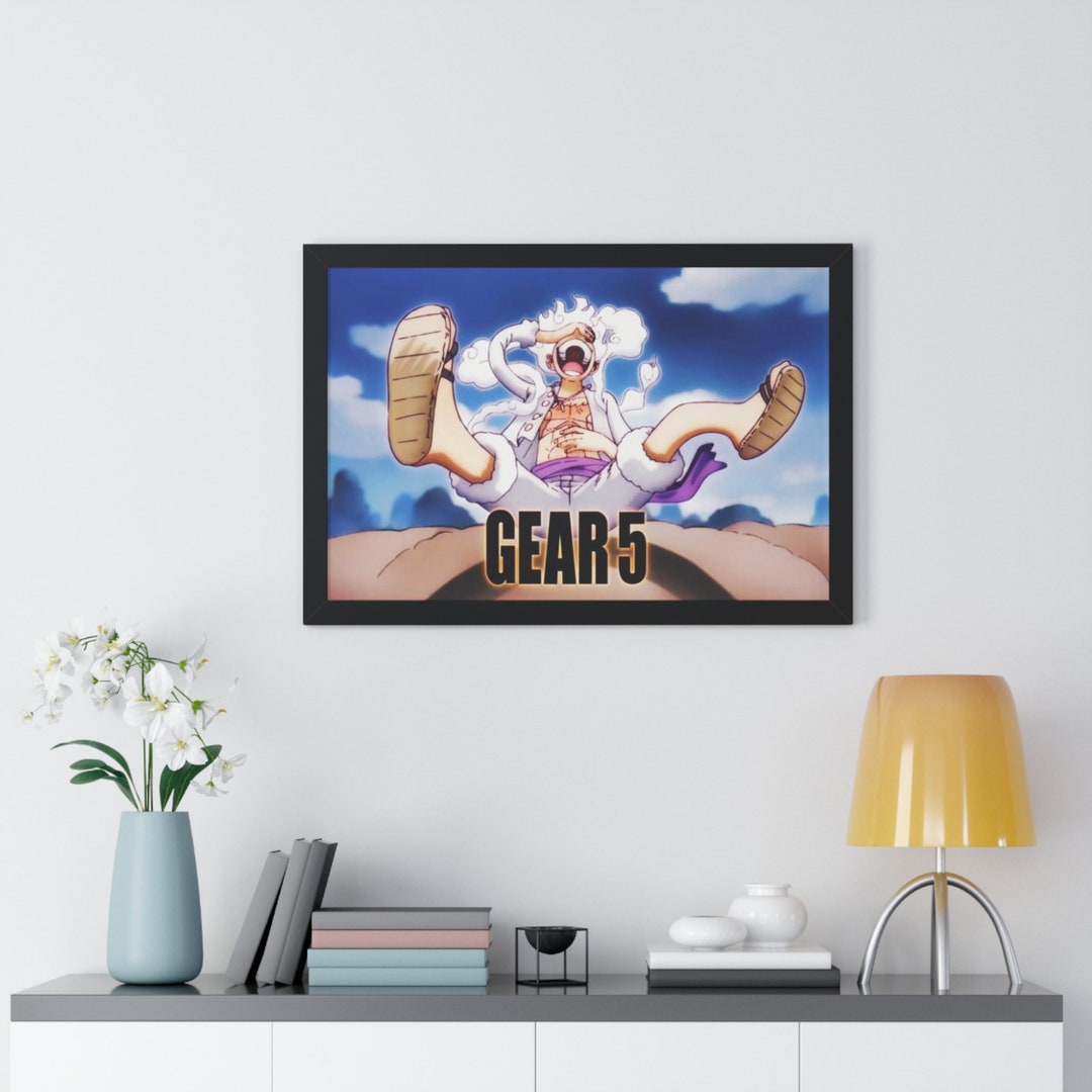 Luffy Gear 5 Framed Horizontal Poster Size 30 X 20 - Etsy