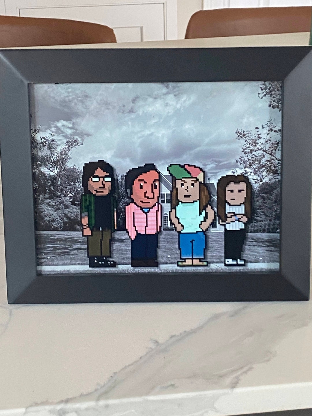 Custom, Pixelated Photo of Your Favorite Person one Person - Etsy