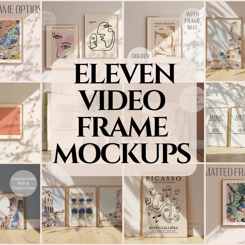 Video Frame Mocks - Etsy