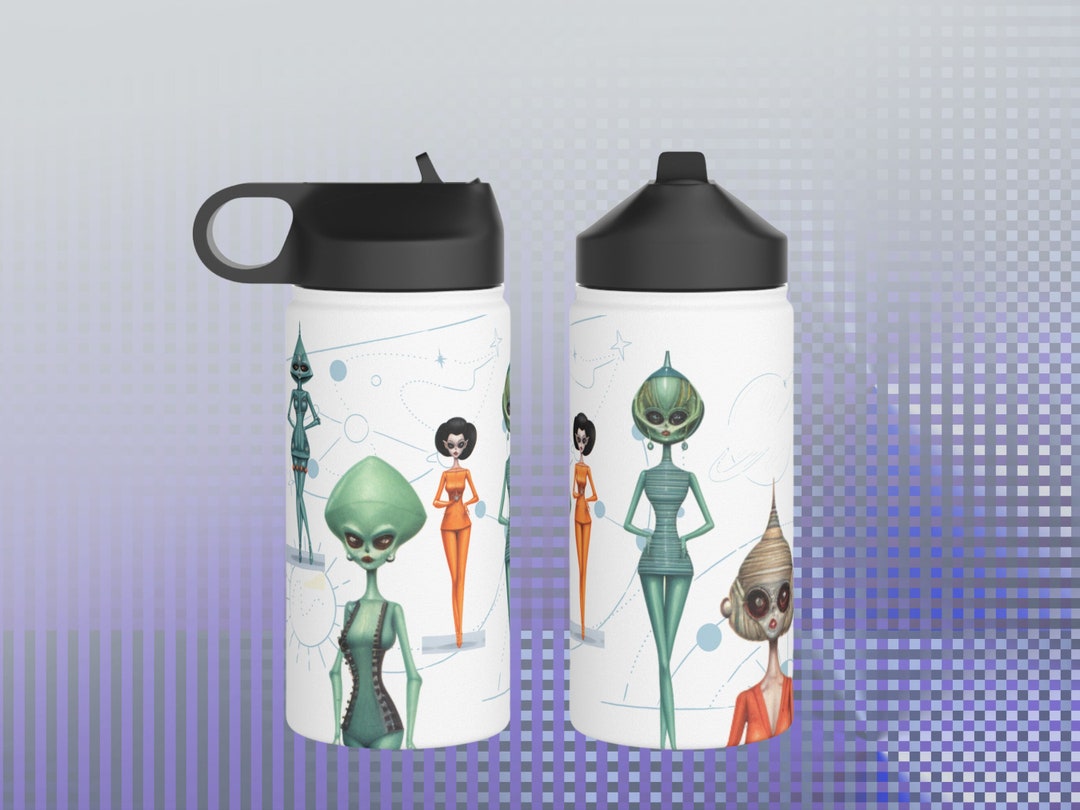 Aliens Beauty Pageant Stainless Steel Water Bottle With Handle - Etsy